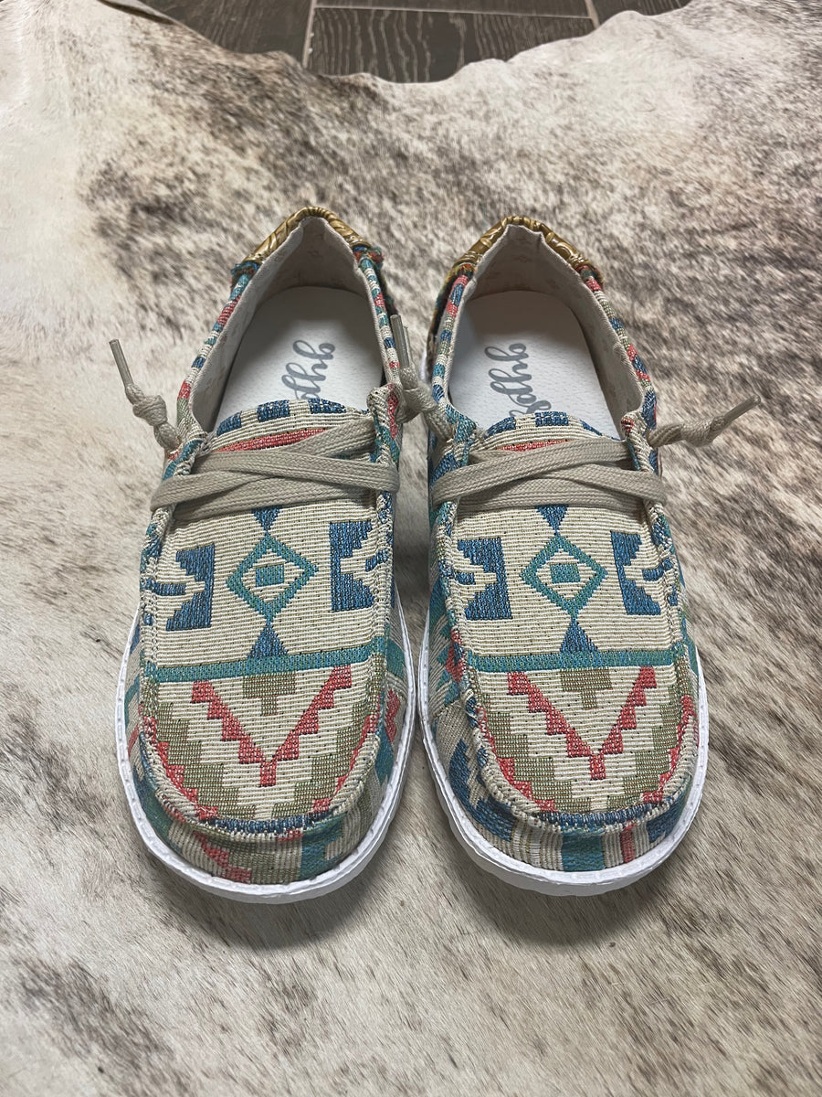 Aztec Slides – The Barefoot Boutique